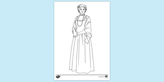 FREE! - Sybil Birling Colouring | Colouring Sheets