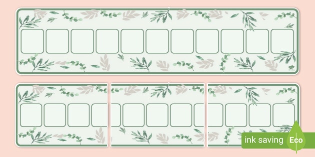 * NEW * Botanical-Themed Display Pack