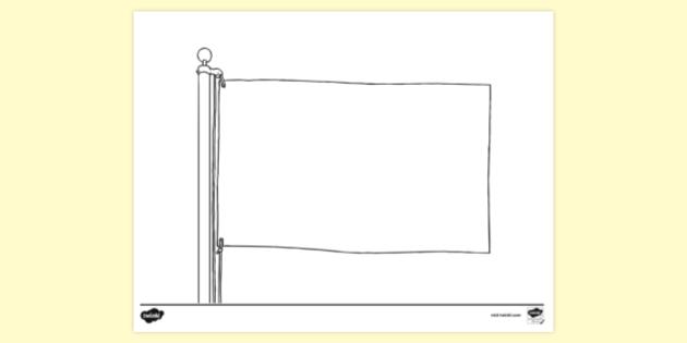 FREE! - Flag Day Printable Colouring Page | Colouring Sheets