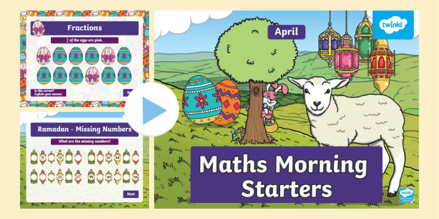 Maths Morning Starters PS2: April (teacher made)