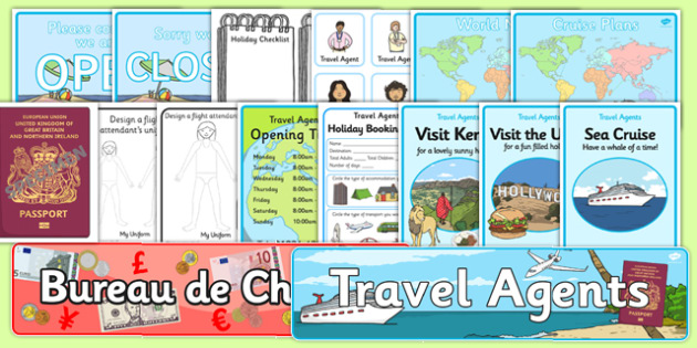 Travel Agents Role Play Pack (teacher made)