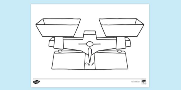 FREE! - Balanced Colouring Sheet | Colouring Sheets | Twinkl