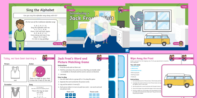 v Words Phonics - Primary Resources (teacher made)