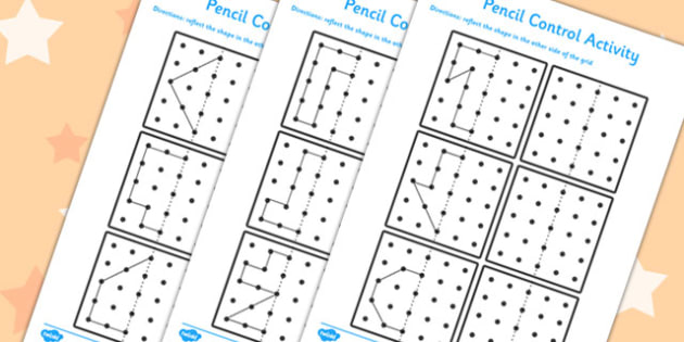 Pencil Control Reflection Sheets