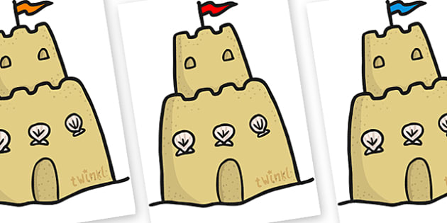 Editable Sandcastles (teacher made)