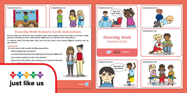 FREE! - Diversity Week Scenario Cards and Activity Ideas