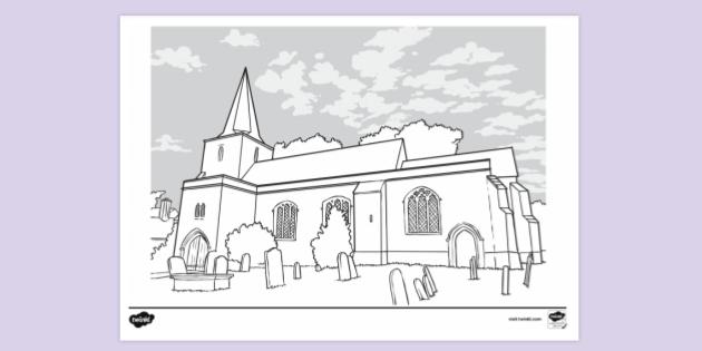 FREE! - Anglican Church Colouring Sheet | Colouring Sheets