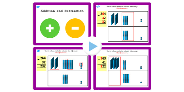 Grade 3 Additon and Subtraction Lesson 4a Subtracting 2 Digit Numbers ...