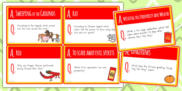 Chinese New Year Loop Cards (teacher made)