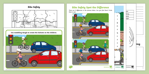 Bike Safety Worksheets Studyladder, Online English Literacy