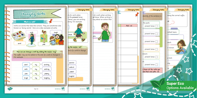 Year 2 Tenses and Verb Forms Parent Guide and Activity Ideas - Twinkl ...