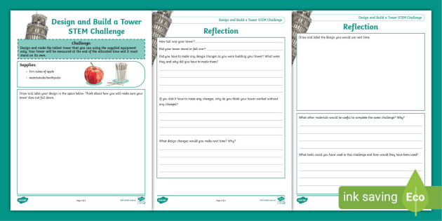 Design and Build a Tower STEM Challenge | Stage 2 and 3 STEM