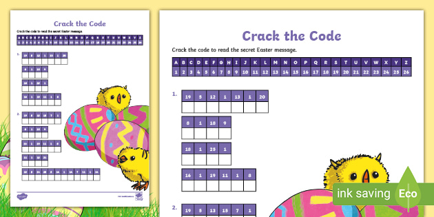 Easter Crack the Code - Indonesian Teaching Resource