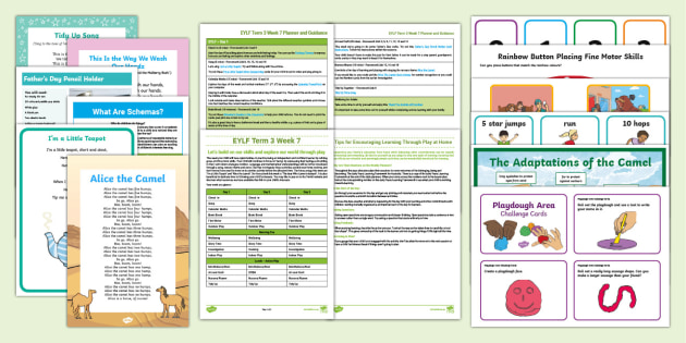 FREE! - EYLF Term 3 Week 7 Remote Home Learning Pack