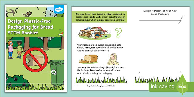 Design Plastic-Free Packaging for Bread STEM Booklet