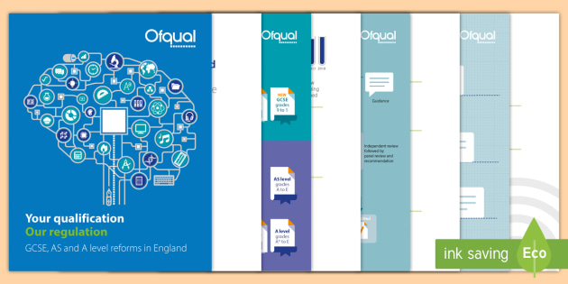 Ofqual Postcards: GCSE, AS and A Level Reforms DfE Adult Guidance