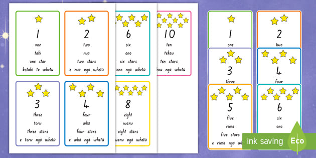 Matariki Counting 1-10 Matching Puzzle (teacher made)