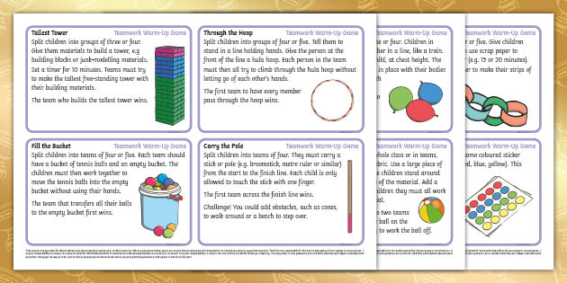 Teamwork Activities Twinkl Au