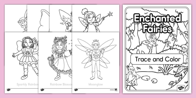 printable pictures of fairies to colour in