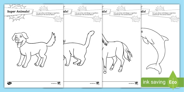 Design a Superhero Animal Activity Sheet (Teacher-Made)