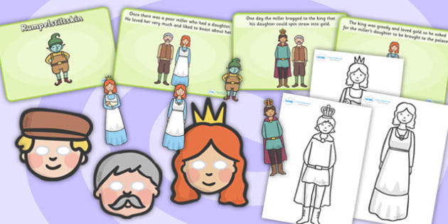 Rumpelstiltskin Story Sack (teacher made)