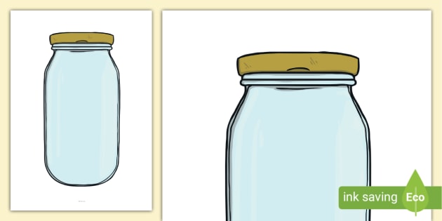 Jam Jar Display Cut-Out (teacher made)