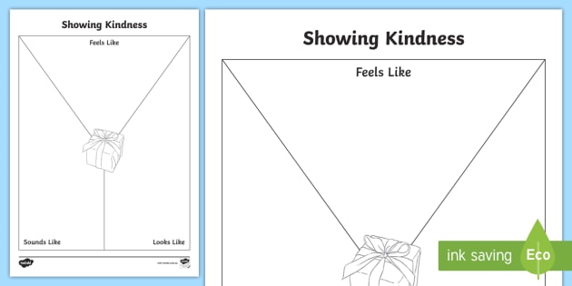 World Kindness Day Y Chart Worksheet (teacher made)