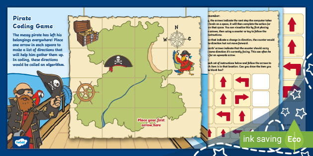Pirate Coding Game (teacher made)