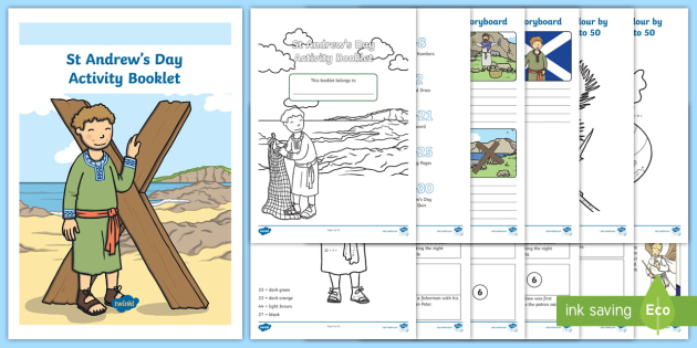 St Andrew's Day Activity Booklet (teacher made)