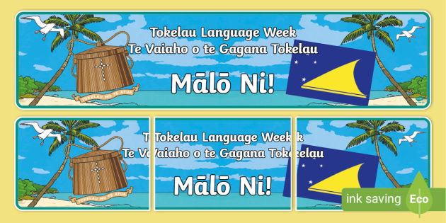 Tokelau Greetings Banner (teacher made) - Twinkl