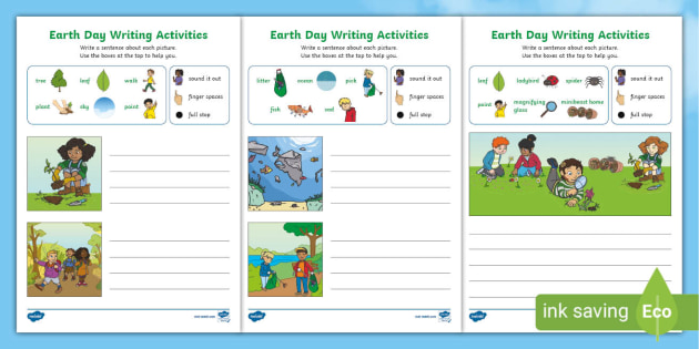 Earth Day Early Writing Activities (teacher made)