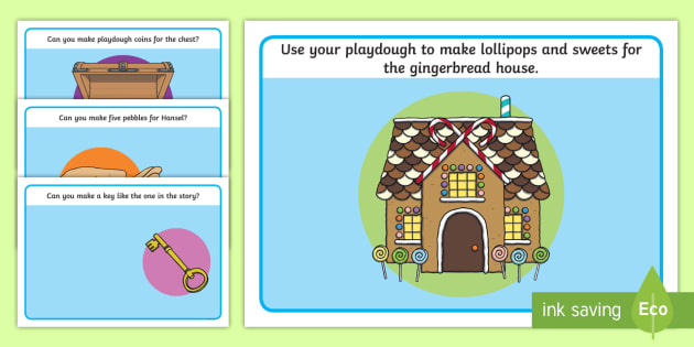 Hansel and Gretel Playdough Mats (teacher made)