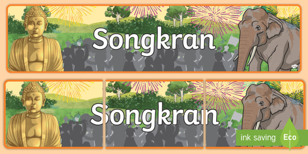 👉 Songkran Themed Banner (teacher made)