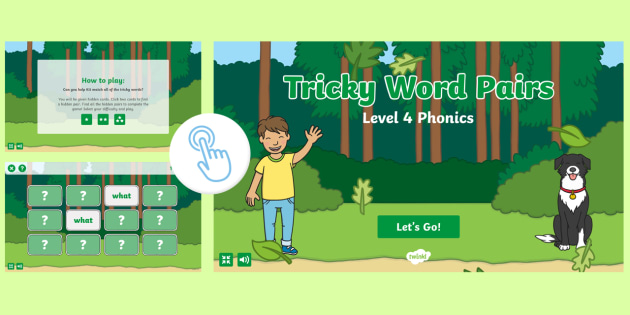Phase 4 Tricky Word Game - Primary Resources (teacher made)