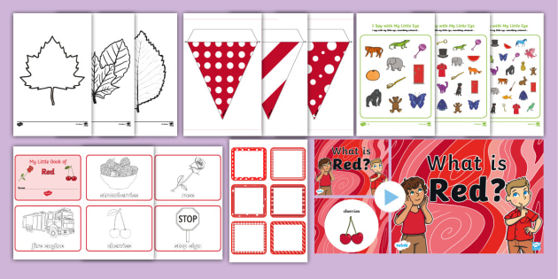 Red Colour Day Resource Pack (teacher made)
