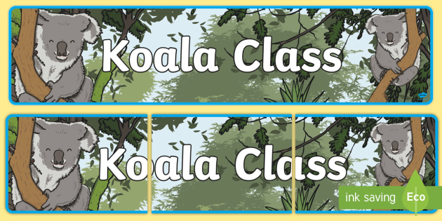 FREE! - Koala Themed Classroom Display Banner (teacher made)