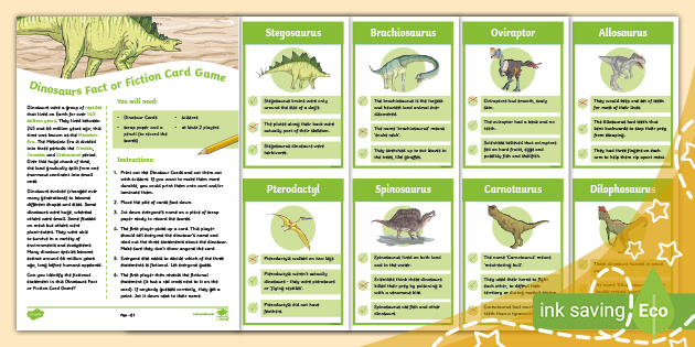 Fact or Fiction Card Games | twinkl.co.uk