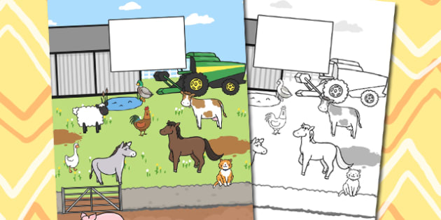 Farm Themed Calendar Template (teacher made)