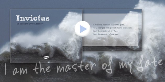 'Invictus' Teaching Resources | Poem PowerPoint