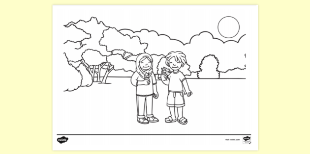 Sunny Colouring Sheet | Colouring Sheets - Primary Resources