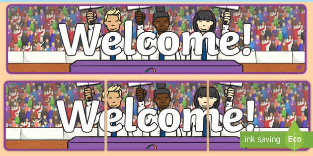 Olympics Welcome Banner (teacher made)
