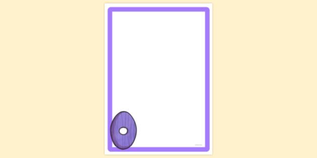 FREE! - Ellipse Cam Page Border | Page Borders | Twinkl