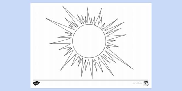 FREE! - Sunlight Colouring | Colouring Sheets (teacher made)