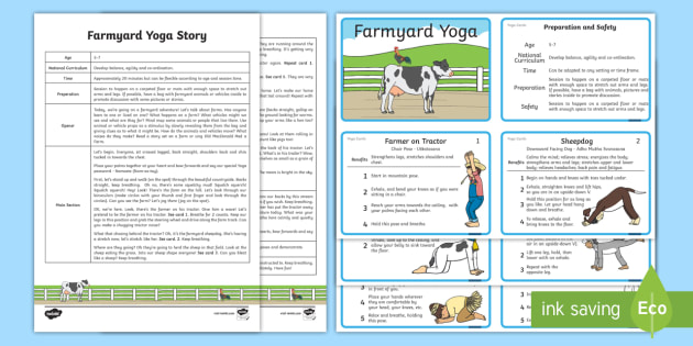 Farmyard Yoga Story (teacher made)