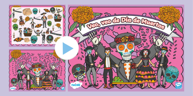 PowerPoint: Veo, veo de Día de Muertos (teacher made)