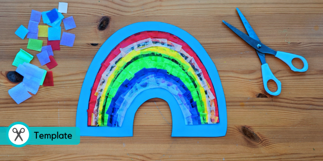 Rainbow Collage (teacher made)