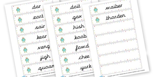 Alien Words Phonics | twinkl.com.au