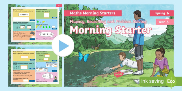 👉 Year 6 Maths 5 minute filler question PowerPoint