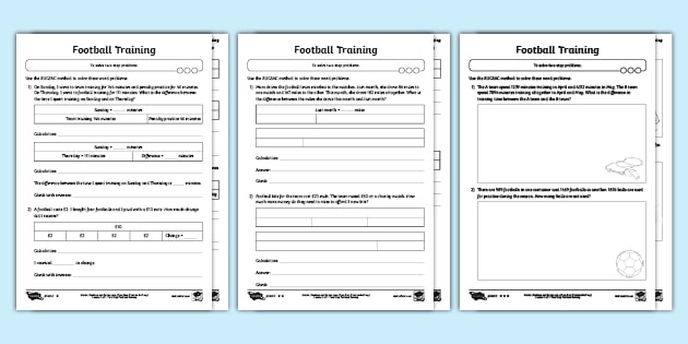 👉 Y4 Addition and Subtraction Two-Step Maths Word Problems