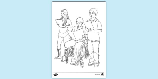 FREE! - Group Work Presentation Colouring | Colouring Sheets